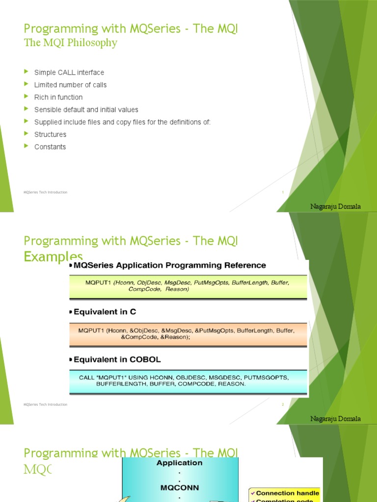 Programming With Mqseries - The Mqi | PDF