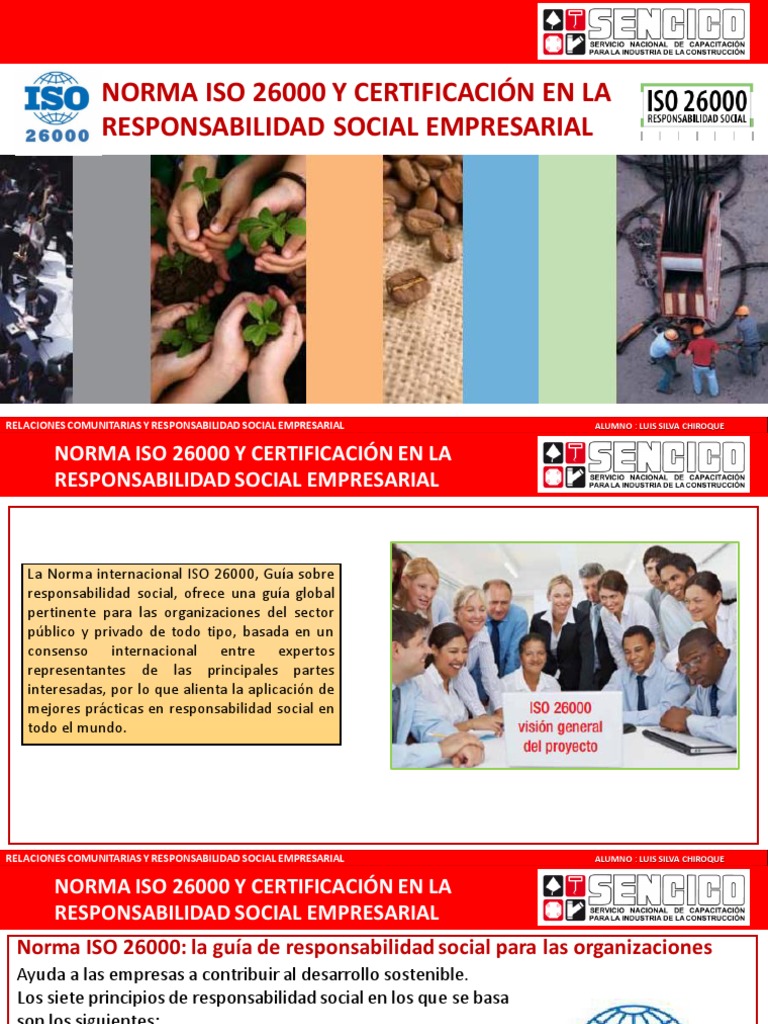 Guía ISO 26000 para RSE Empresarial | PDF | Responsabilidad social ...