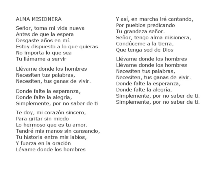 Alma Misionera | PDF
