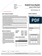 RTA Entry Condition Report Form 1A | PDF | Lease | Bathroom