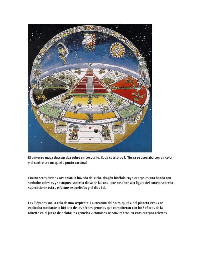 Cosmología y Creación del Mundo Maya | PDF | Civilización maya | Mitos ...