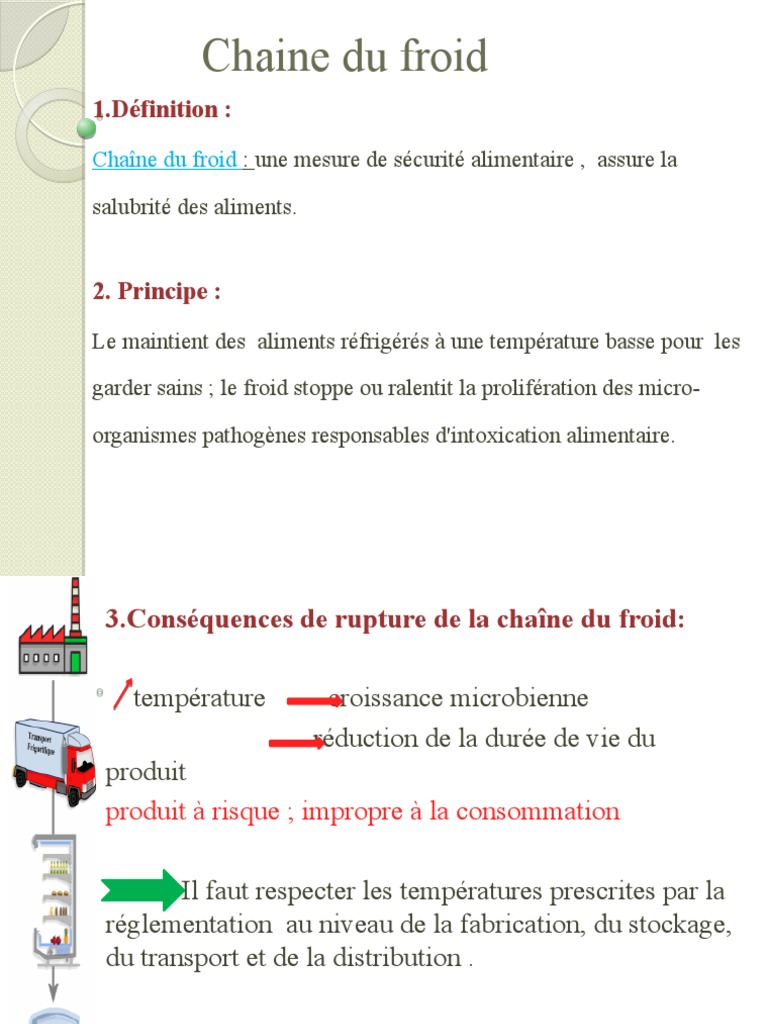 Chaine Du Froid | PDF