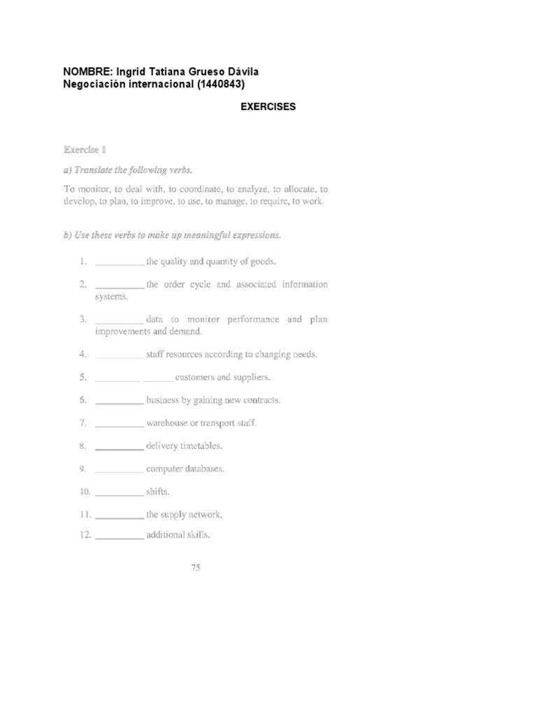 Verbs - IB (1) Ingrid15-06-2018 | PDF