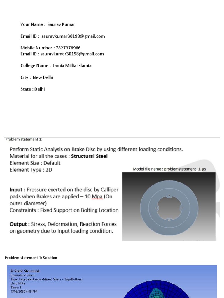Ansys Project PDF | PDF