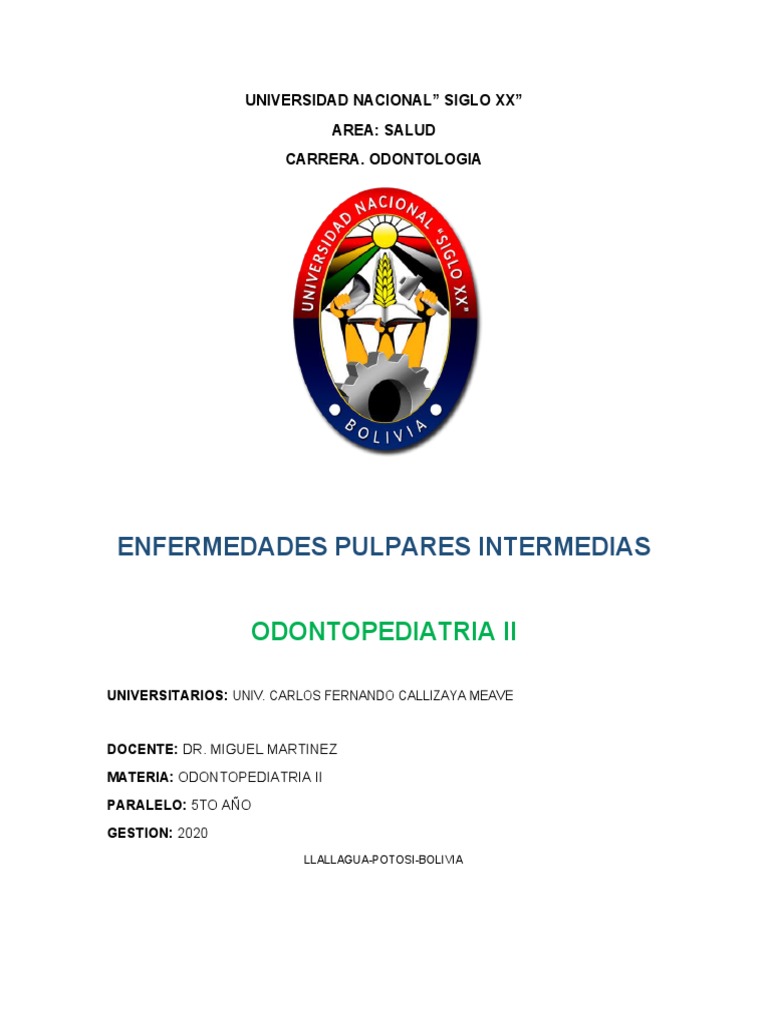 Hipersensibilidad y Atrofia Pulpar | PDF | Atrofia | Odontología