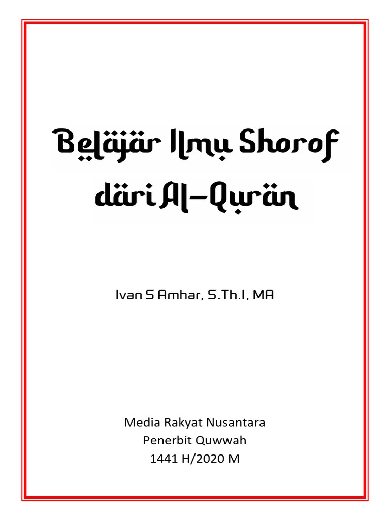 Belajar Ilmu Shorof Dari Al-Quran | PDF