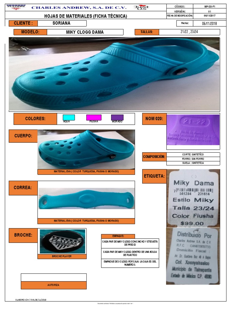 Ficha Tecnica Miky Dama | PDF