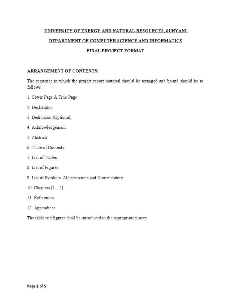 Final Year Project Format - Uner | PDF | Evaluation | Design
