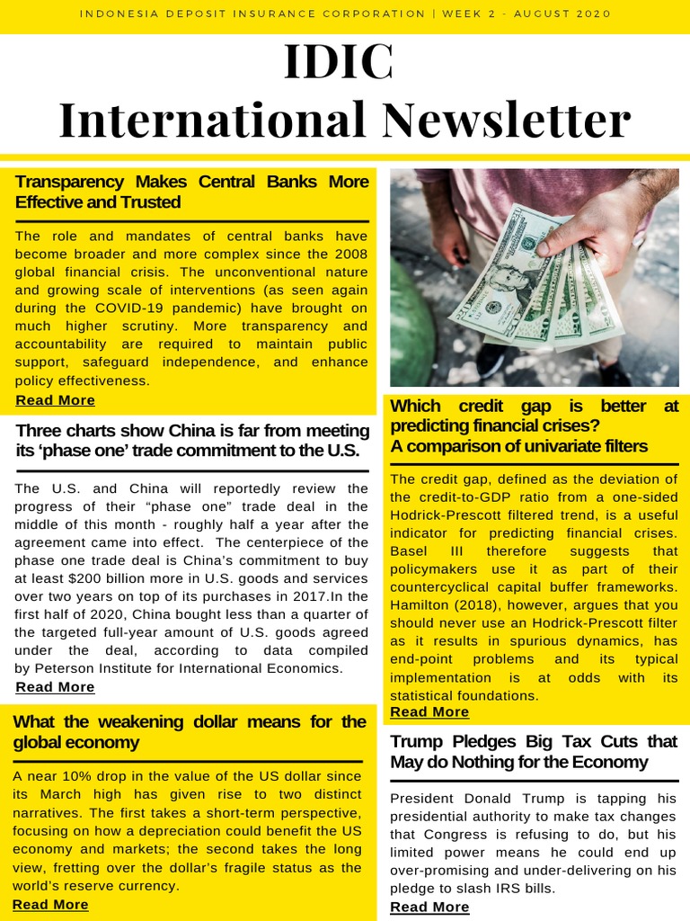 IDIC International Newsletter - Week 2, August 2020 PDF | PDF ...
