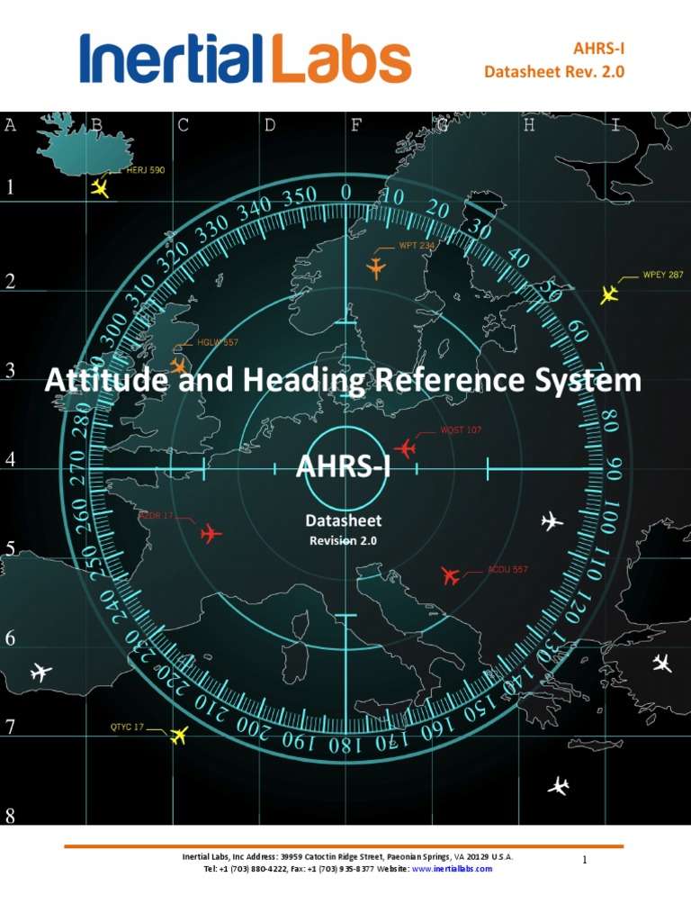 Attitude and Heading Reference System: AHRS - I | PDF | Inertial ...
