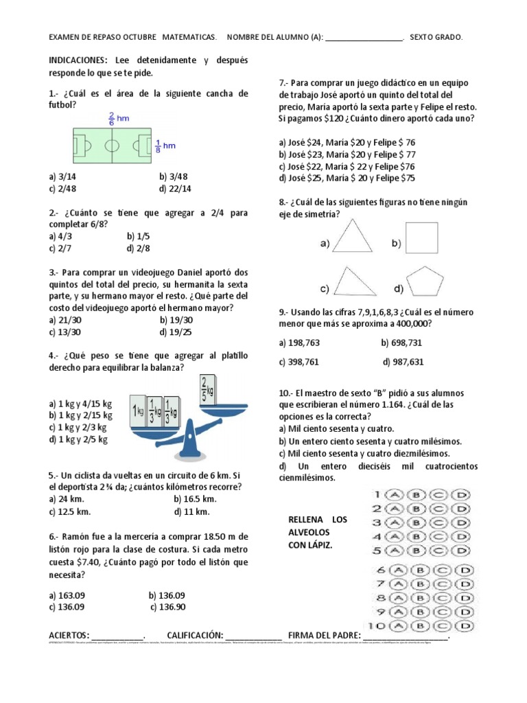 Examen 5 Pdf Ocio Deportes