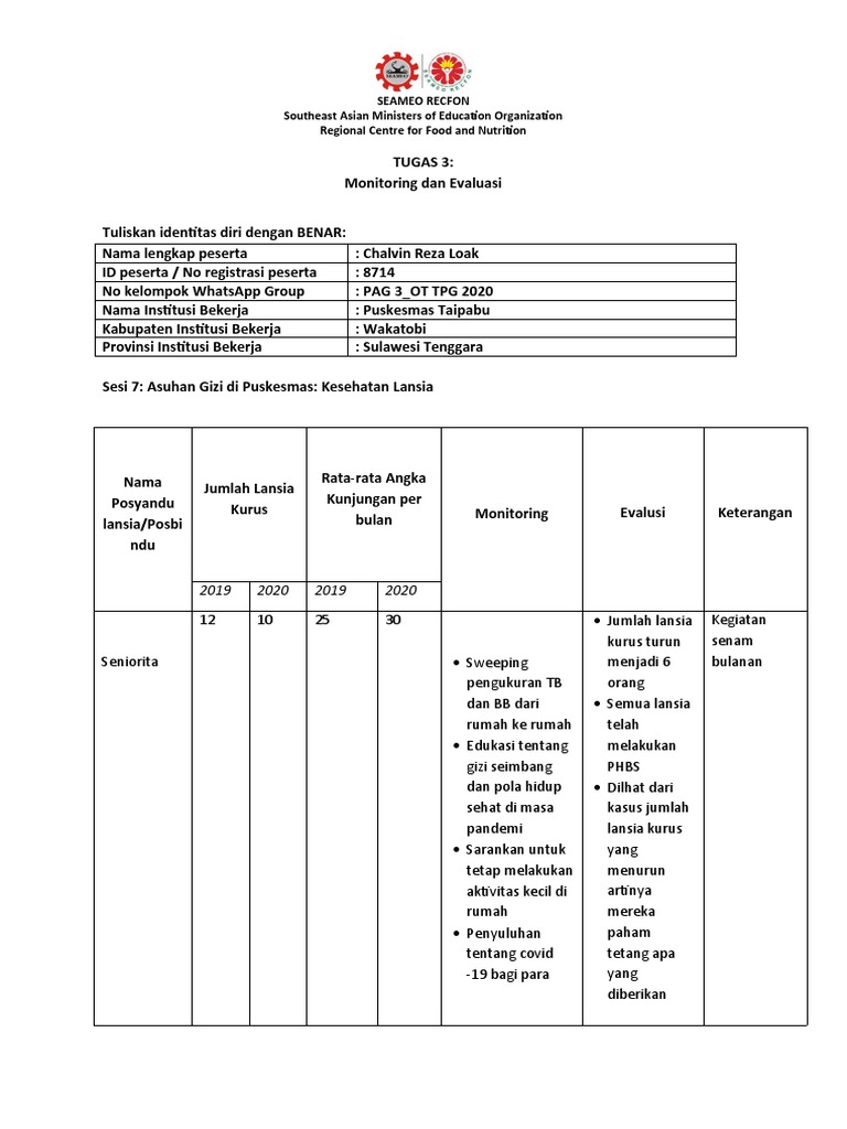 7 - Lembar Jawaban Tugas 3 - No - Registrasi - WA Group Chalvin - Reza ...