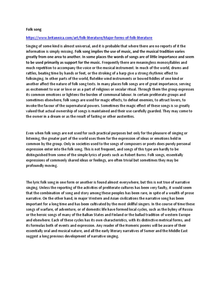 Folk Song AND RIDDLES | PDF | Riddle | Songs