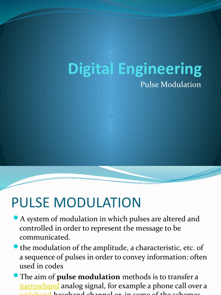 An In-Depth Exploration of Key Digital Modulation Techniques for Communicating Analog Signals ...