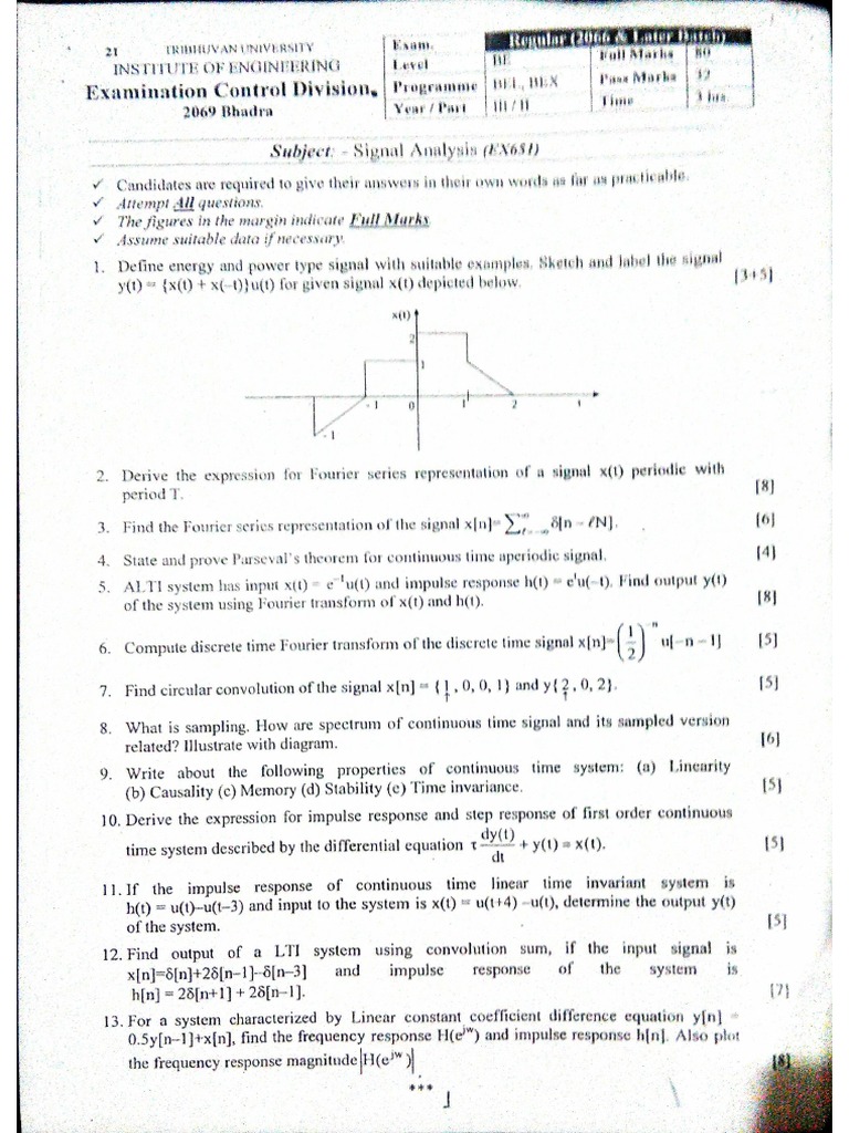 Signal Analysis | PDF
