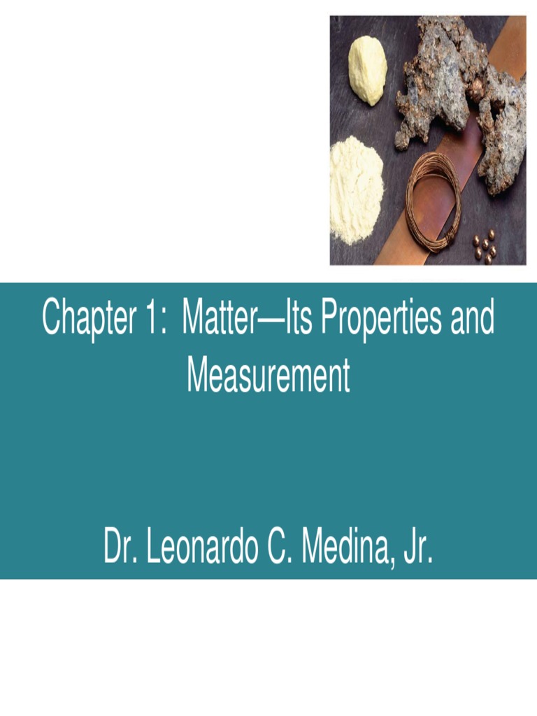 Chapter 1: Matter-Its Properties and Measurement | PDF | Accuracy And Precision | Observational ...