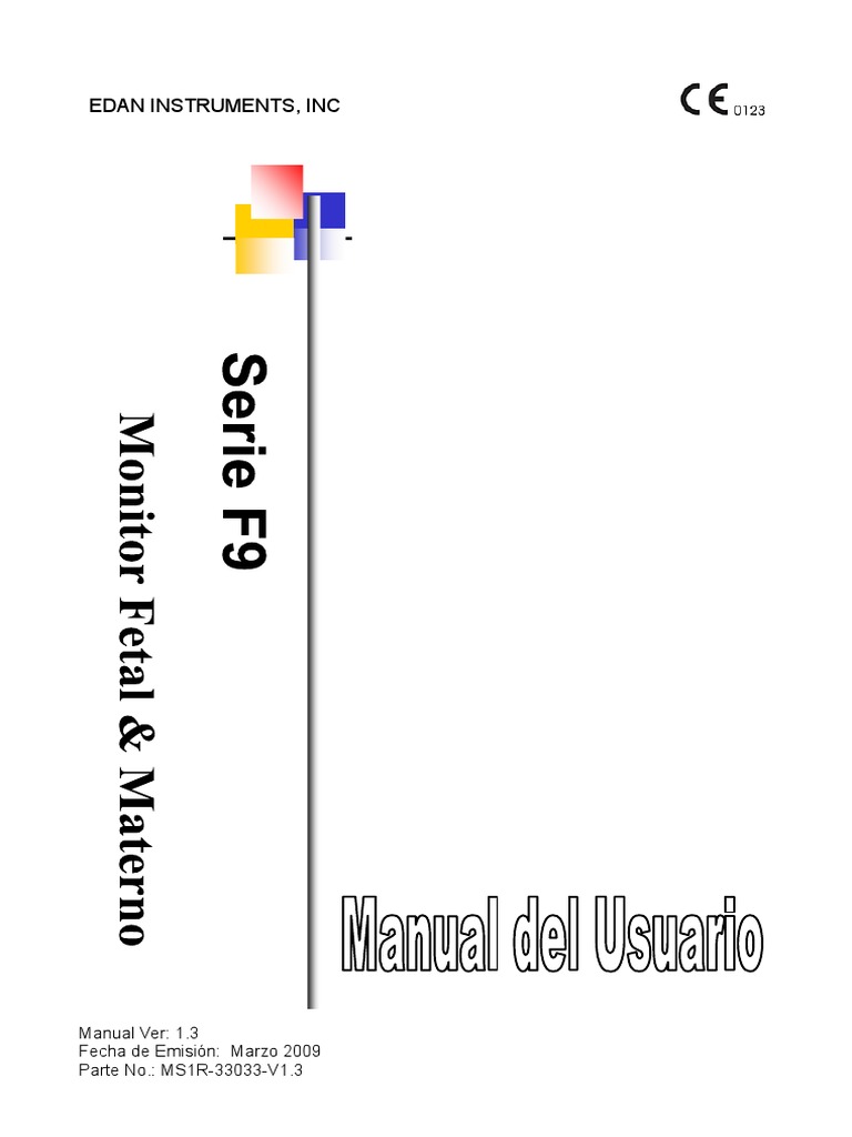 Monitor Fetal edam-f9-Manual-de-Usuario-en-Espanol PDF | PDF | Derechos de autor | Parto