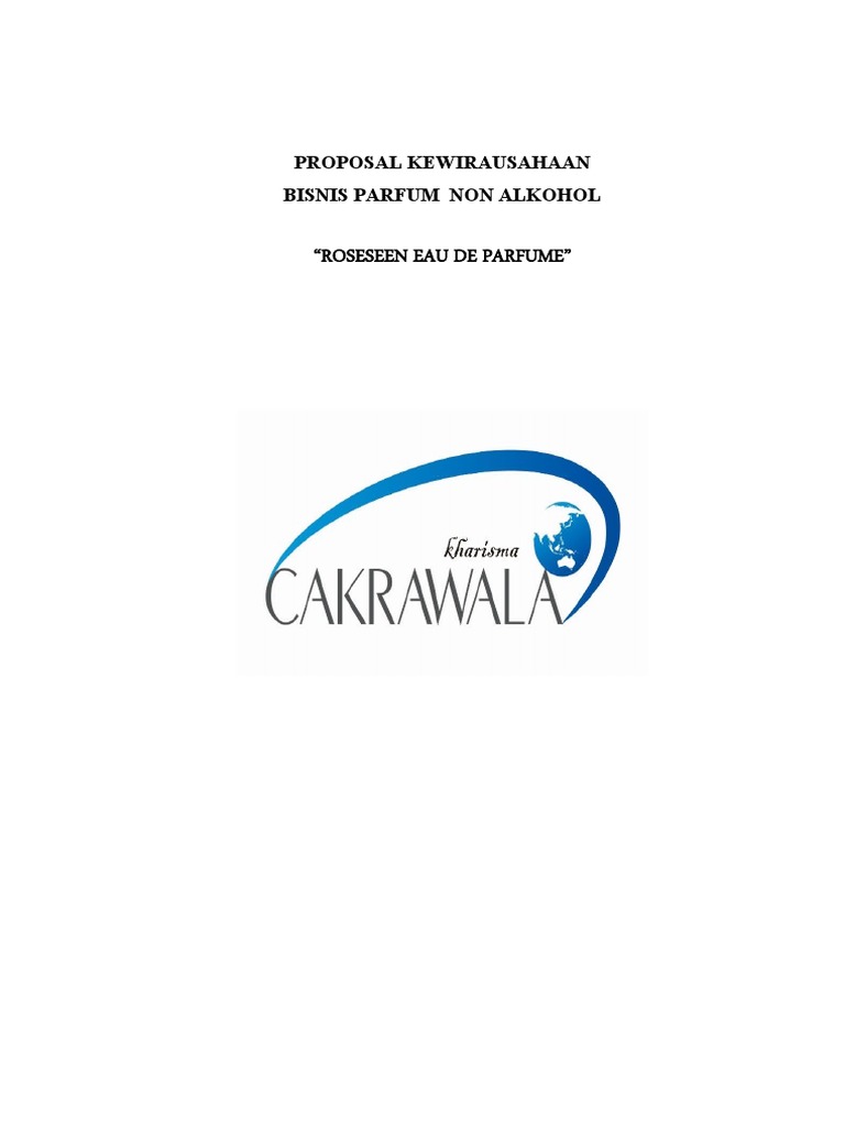 Proposal Usaha Parfum Non Alkohol | PDF