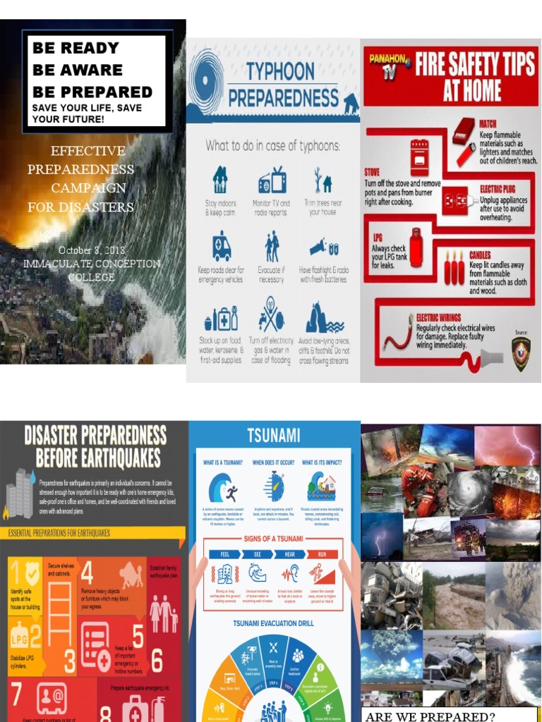 Be Ready Be Aware Be Prepared: Effective Preparedness Campaign For ...