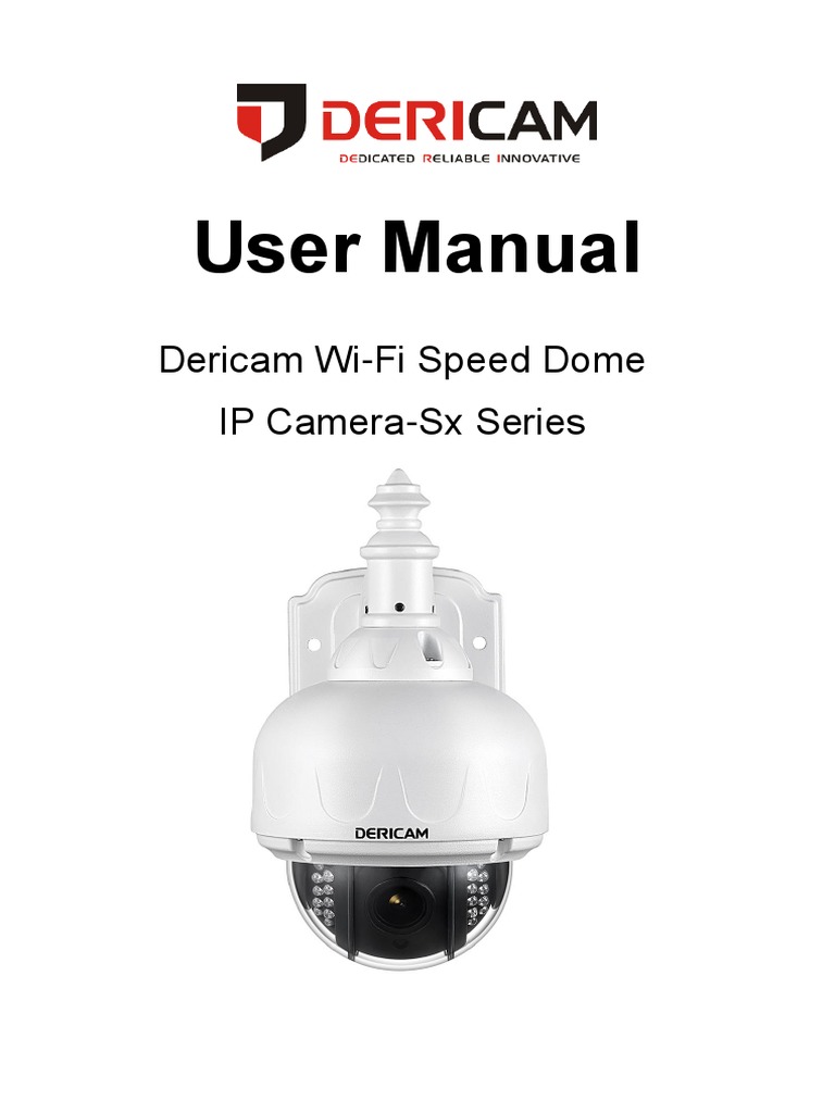 User Manual-Sx Series IP Camera | PDF | Wi Fi | World Wide Web