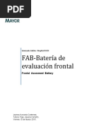 FAB Test Evaluacion Frontal | PDF | Cognición | Prueba / examen