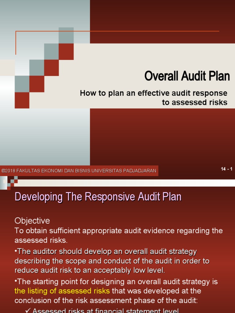 Overall Audit Plan: How To Plan An Effective Audit Response To Assessed ...