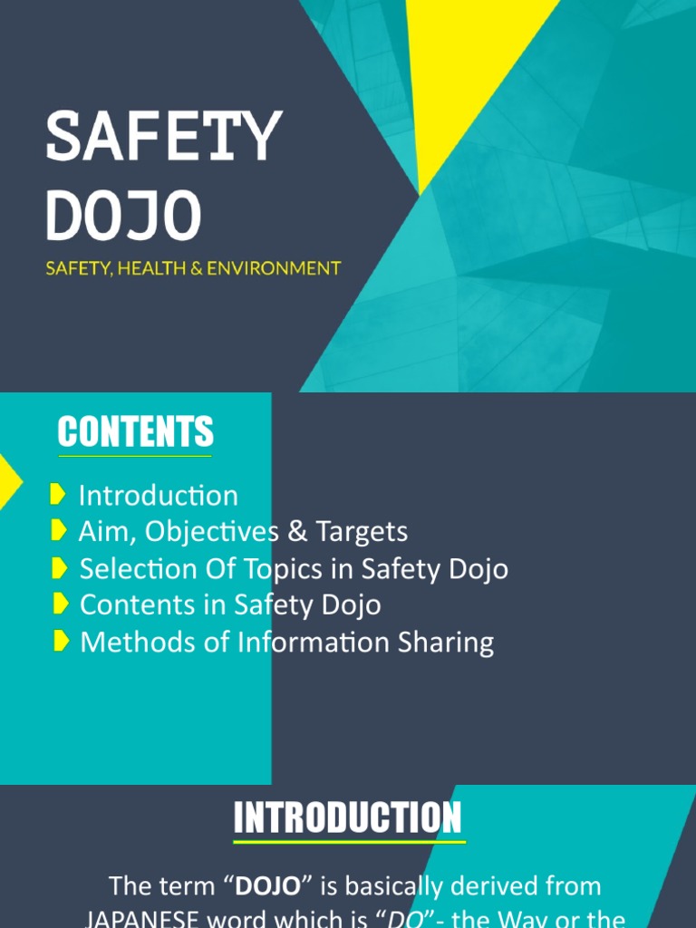 Safety Dojo essentials | PDF | Occupational Safety And Health | Safety