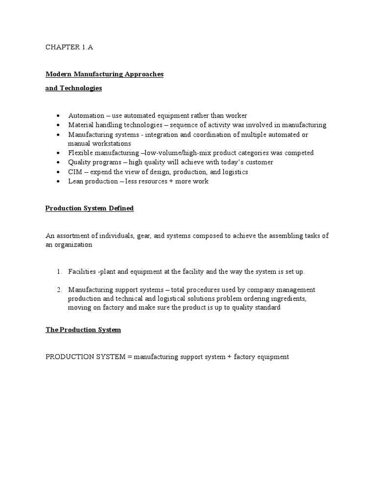761words-Fakhrul Hafizi-Chapter1.a | PDF | Automation | Factory