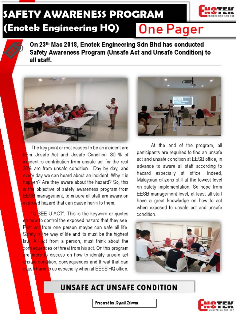 Safety Awareness Program UCUA Mar 2018 | PDF