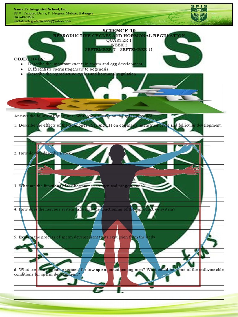 Science 10: Reproductive Cycles and Hormonal Regulation | PDF ...