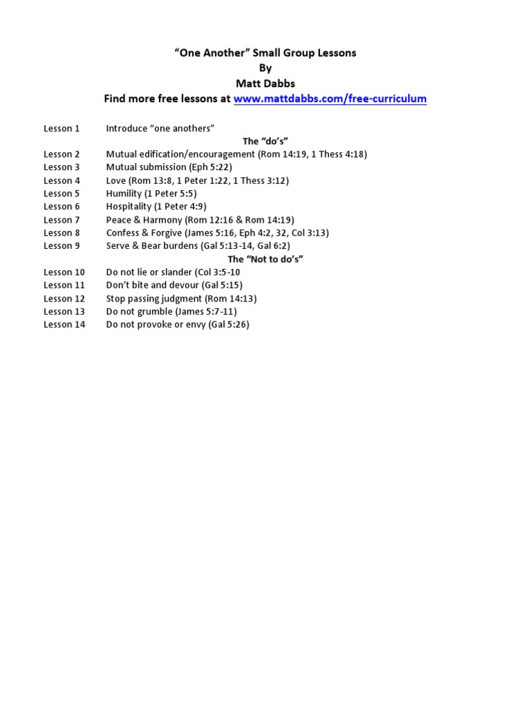 Cultivating Christian Community: A Study of Biblical 'One Another ...
