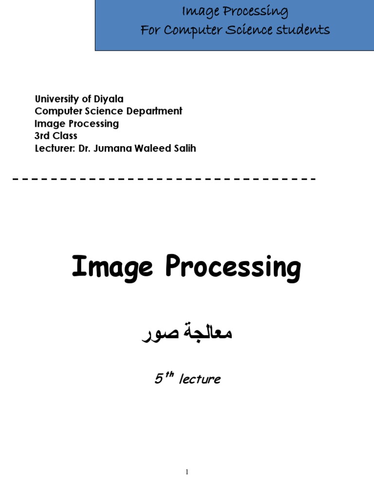 Digital ImageProcessing 5 | PDF | Digital Signal Processing | Function ...