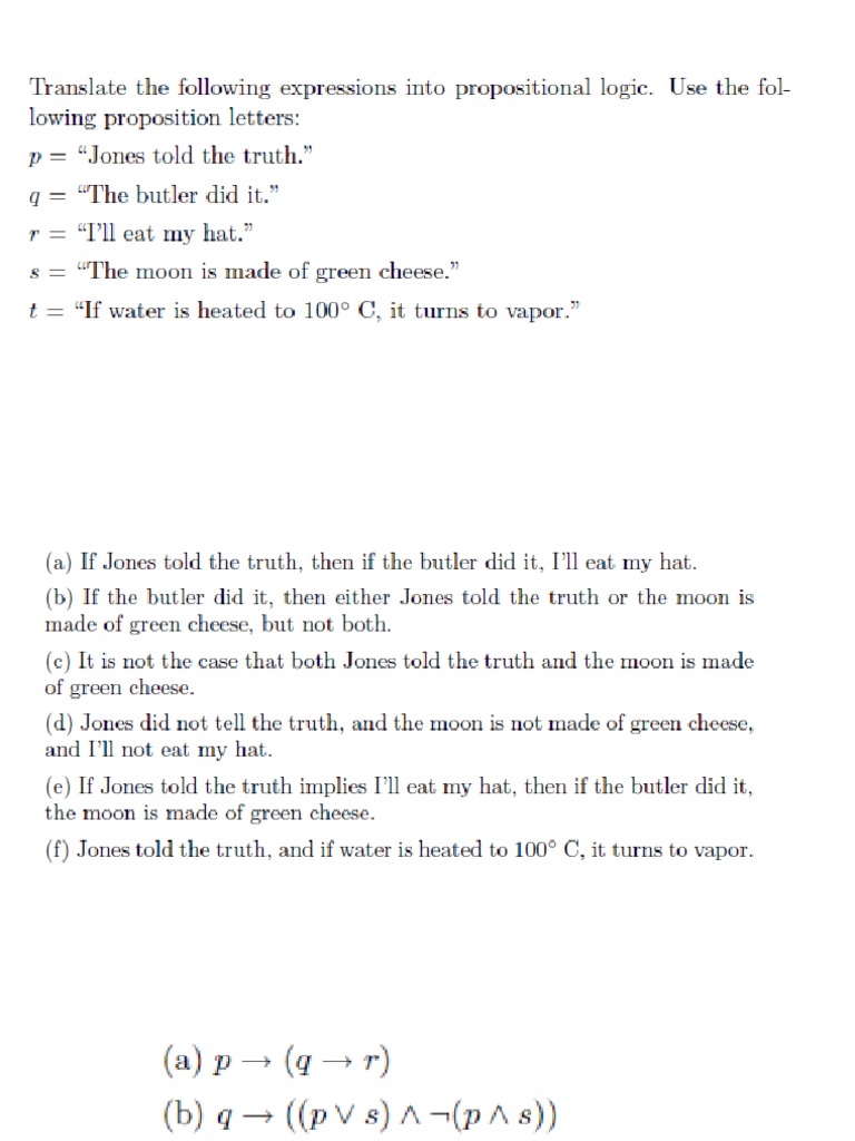 Truth Table | PDF | Deductive Reasoning | Logical Expressions