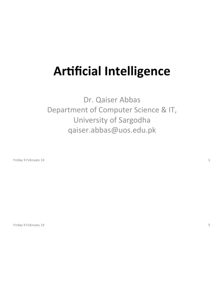 Artificial Intelligence Week1-2 | PDF | Artificial Intelligence ... Artificial Intelligence Week1-2 | PDF | Artificial Intelligence ...