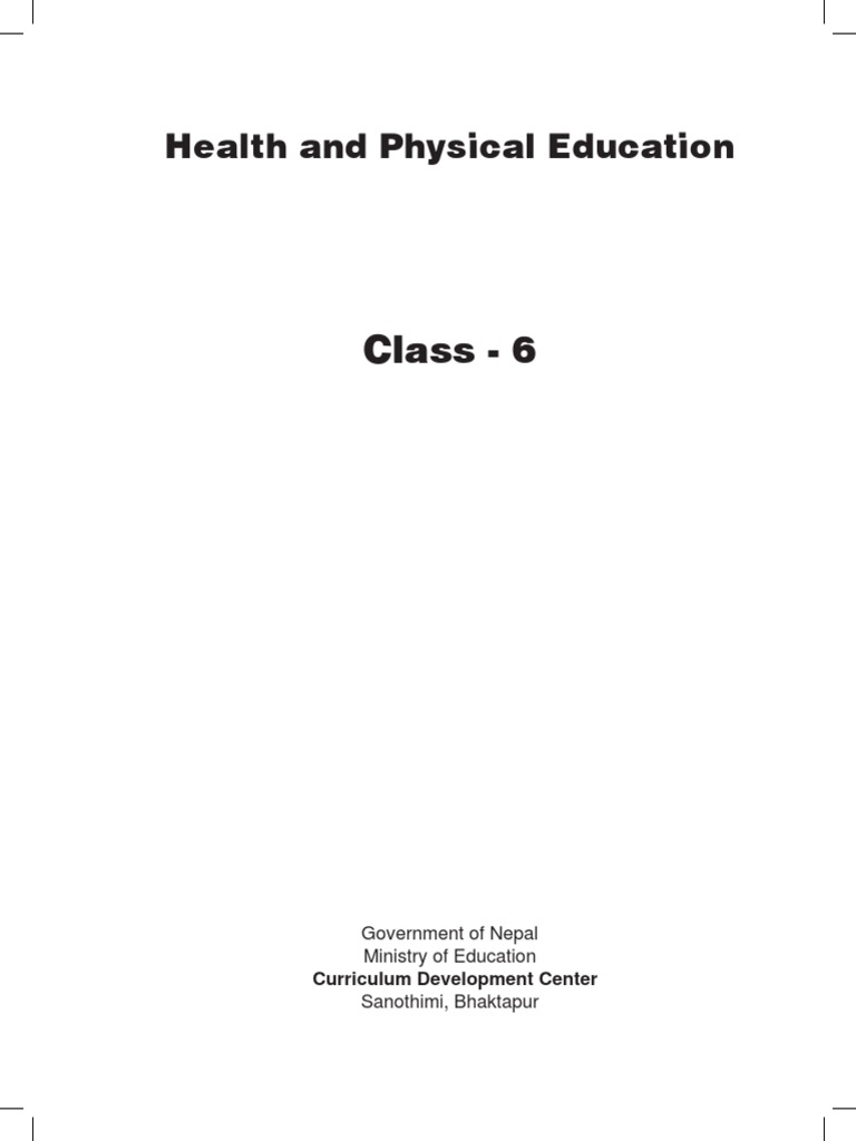RS1063 - Health and Physical Education Grade 6 (English Version) | PDF ...