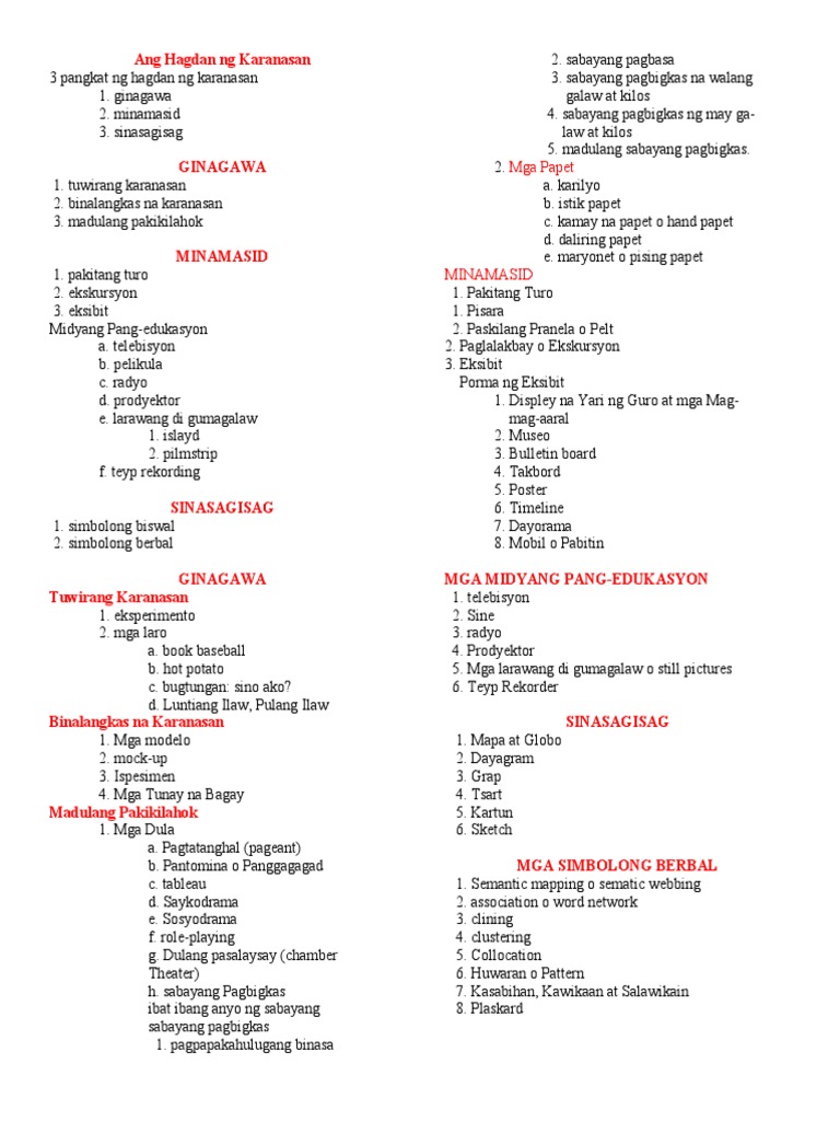 Ang Hagdan NG Karanasan | PDF