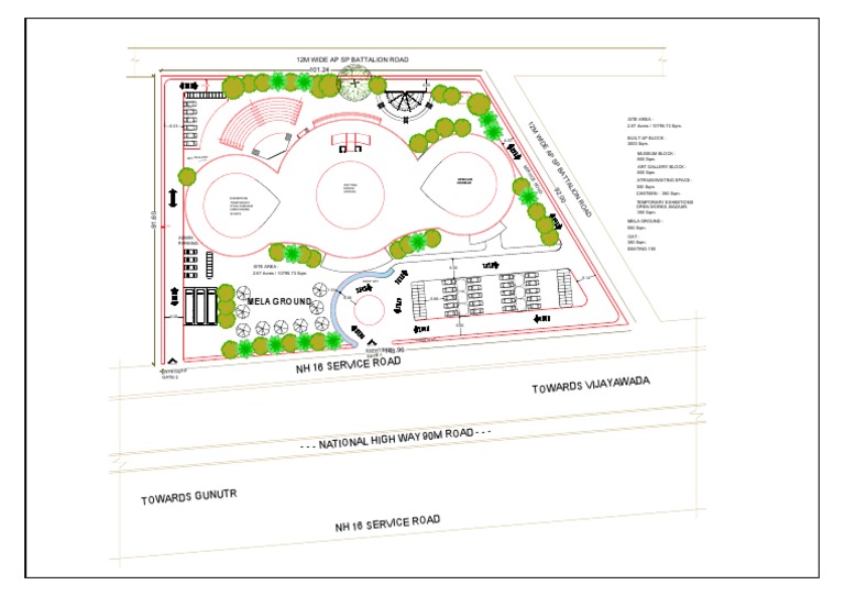 12M WIDE AP SP BATTALION ROAD SITE PLAN | PDF | Leisure