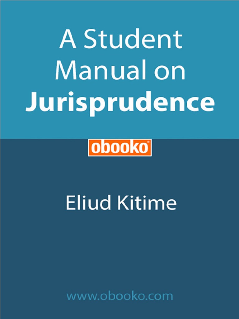 A Student Manual On Jurisprudence | PDF | Jurisprudence | Natural Law