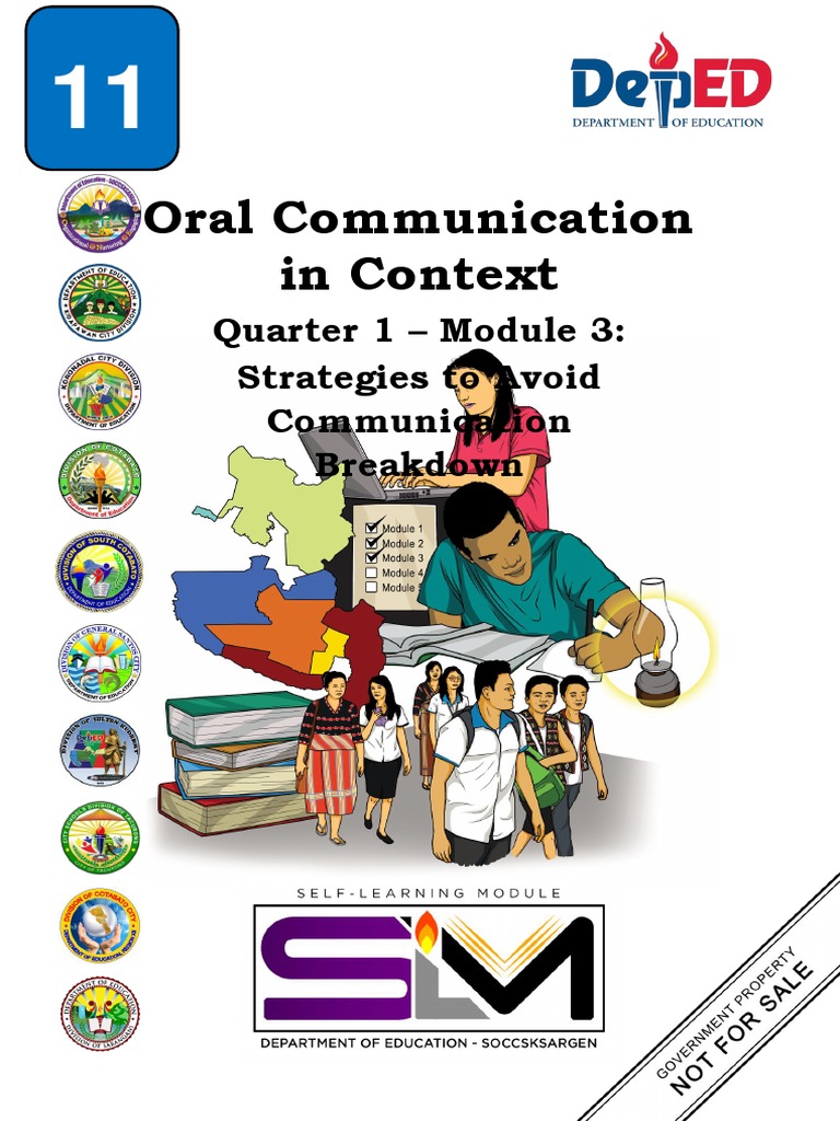 ORAL COM 11 Quarter 1 Module 3 pdf Interpersonal Communication