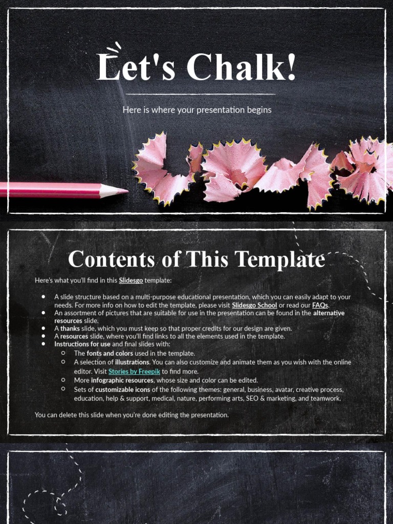 Let's Chalk by Slidesgo | PDF | Planets | Solar System