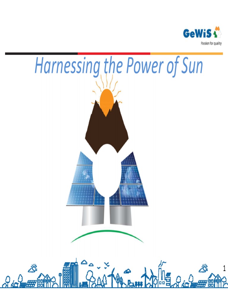 GeWiS Solar Presentation IR Rev02 19092017 PDF | PDF | Solar Power | Nature