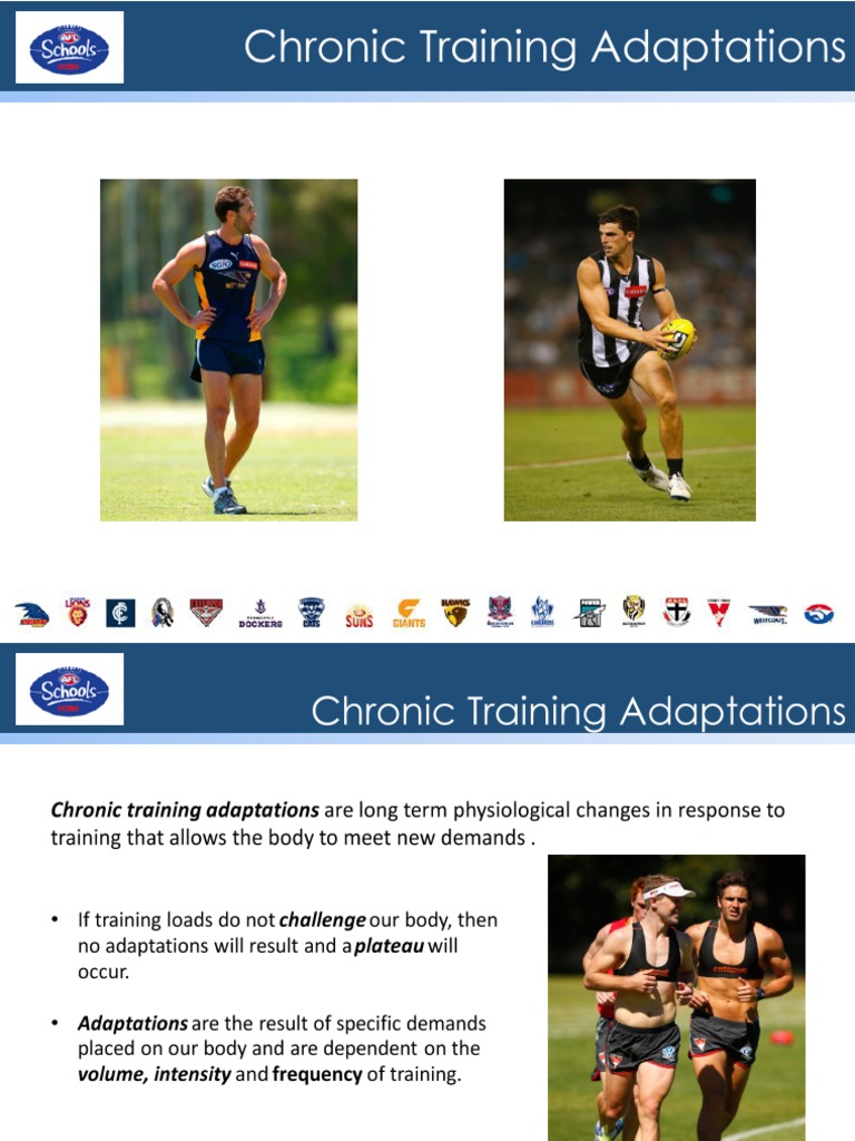 AFL Schools PPoint Chronic Training Adaptations - ERA Powerpoint 1 | PDF