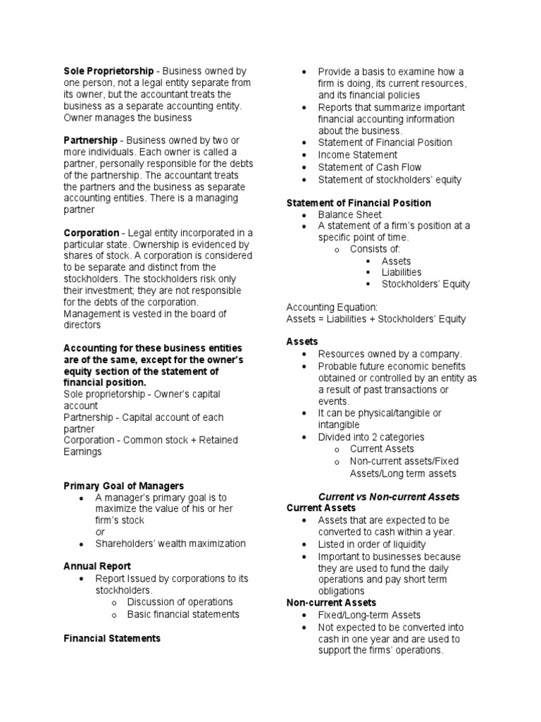 Current Vs Non-Current Assets | PDF | Equity (Finance) | Fixed Asset