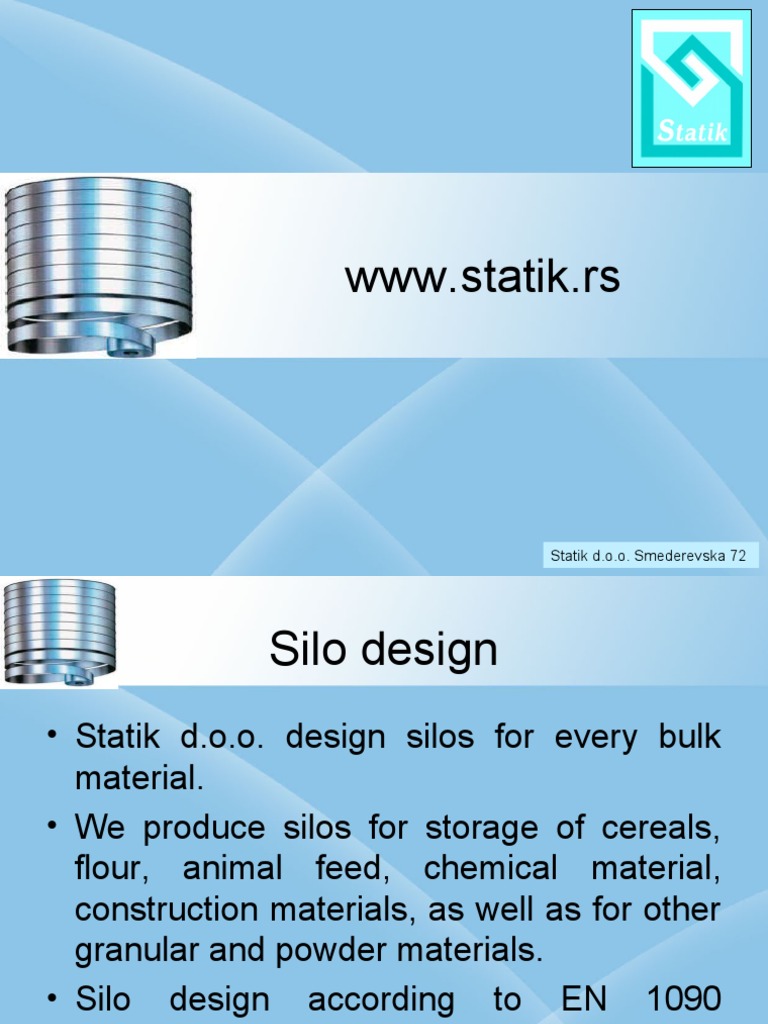 Statik Silo Presentation | PDF
