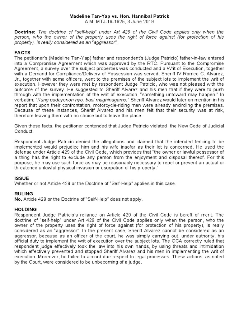 Judge s Intimidation Tactics To Prevent Property Survey Found In