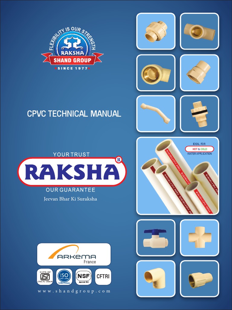 CPVC Technical Manual: Jeevan Bhar Ki Suraksha | Download Free PDF ...