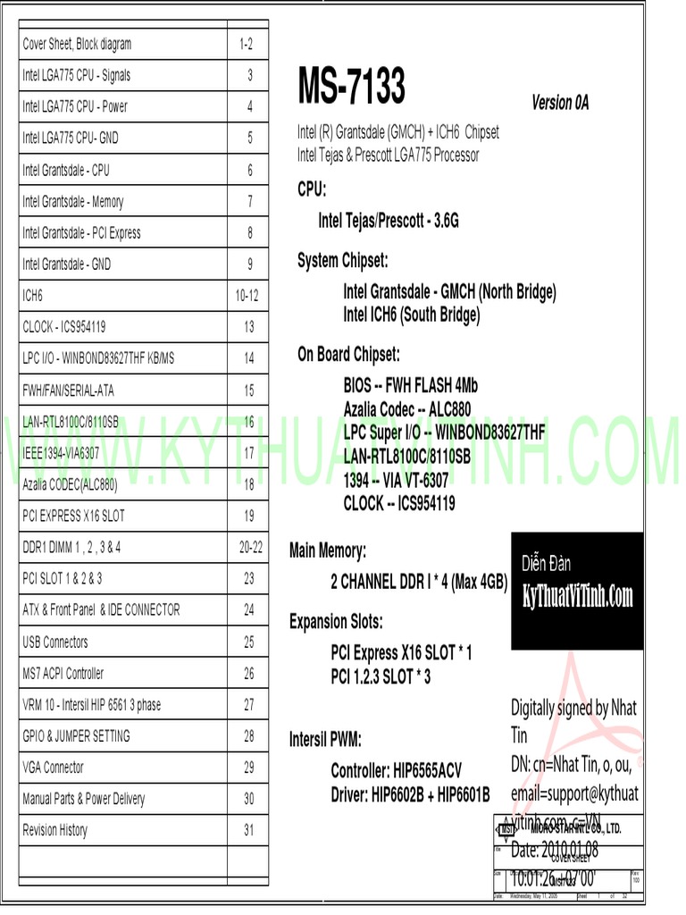 MS 7133 PDF | PDF | Computer Architecture | Electronic Engineering