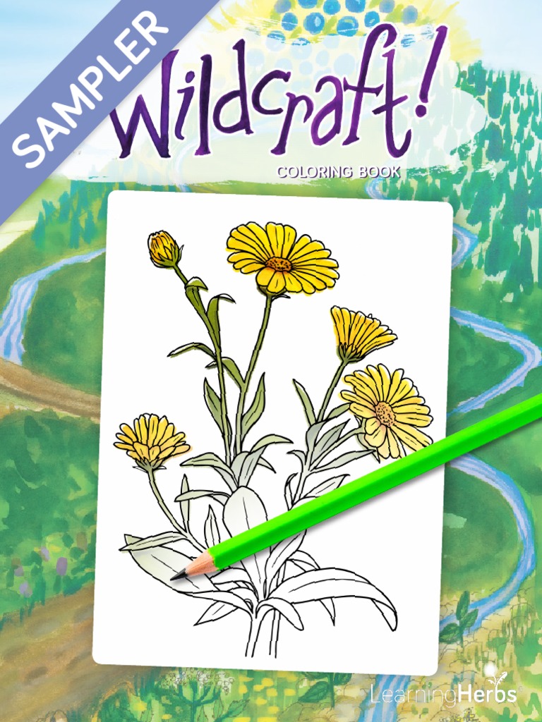Wildcraft Coloring Book Sampler | PDF | Botany | Organisms