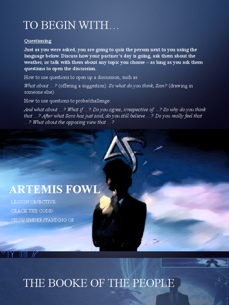 Artemis Fowl L1 | PDF