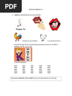 Cuadernillo - Fonema - P | PDF